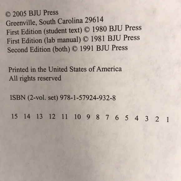 BJU Press | Other | New Biology With Lab Exercises Textbook B Bju Press ...